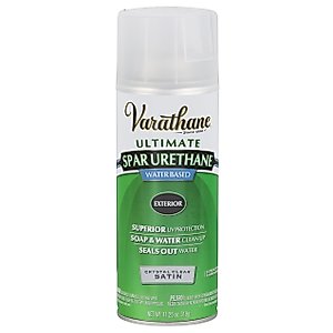 Varathane 250281 Water-Based Ultimate Spar Urethane Spray, 11.25 oz, Satin