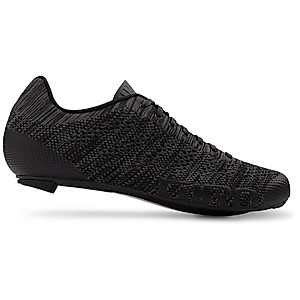 Giro Empire E70 Knit Mens Road Cycling Shoe − 48, Black/Charcoal Heather (2021)