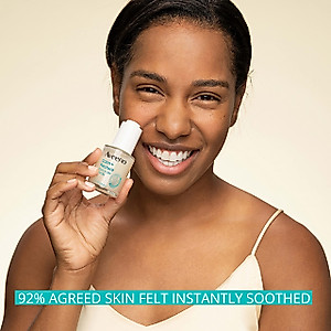 Aveeno Calm + Restore Triple Oat Hydrating Face Serum for Sensitive Skin, Gentle, Lightweight Facial Serum Instantly Smooths Skin, Fast-Absorbing, Hypoallergenic & Fragrance-Free, 1 fl. oz