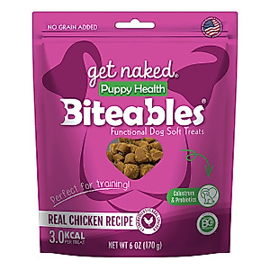 Get Naked 1 Pouch Puppy Health Soft Dog Treats, 6 Oz, Brown (201578)