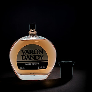VARON DANDY Men's Classic Eau de Toilette, Woody & Spicy, Refreshing, Invigorating, Fresh Scent 3.3oz