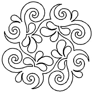 Quilting Stencils for Machine and Hand Quilting - 2 Quilting Stencils for Block, Border Background Patterns - Wave on Wave, Wave Border with Corner Plastic Quilt Stencil Set with Guide