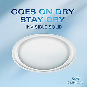 Secret Clinical Strength Antiperspirant Deodorant for Women, Stress Response, 3X Stress Protection, 72hr Sweat & Odor Protection, PH Balancing Minerals, Invisible Solid, 1.6 oz (Pack of 2)