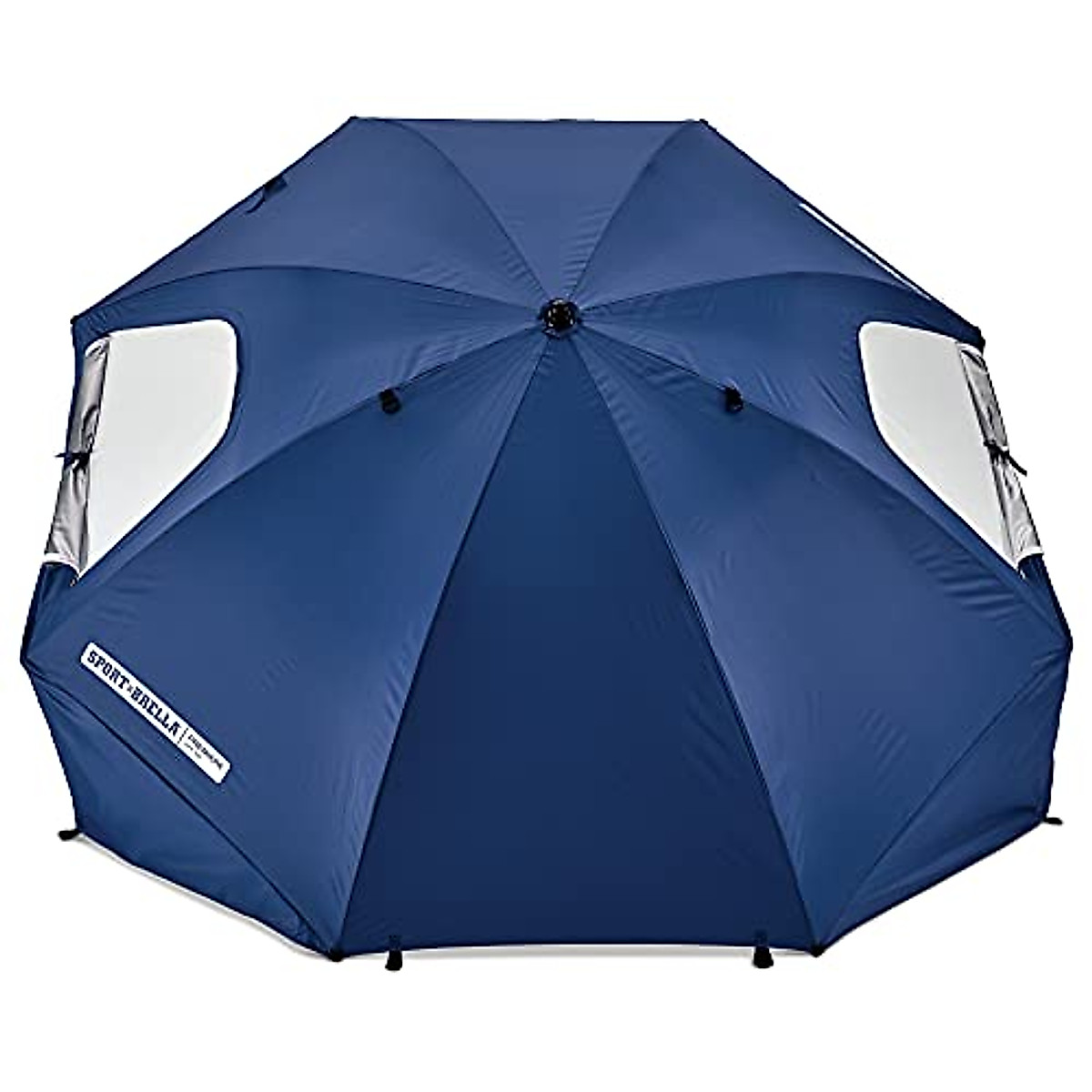Sport-Brella Premiere UPF 50+ Umbrella Shelter for Sun and Rain Protection (8-Foot, Blue)
