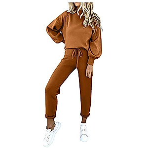 Ribbed Tshirt Cargo Pants Women high Waist Stand Collar Fall Cardigans Halloween Dress for Women Pullovers Shirts Tops tie dye Leopard Pumpkin Printed Hollowed Women Sweater Women's Fashion Hoodies