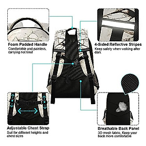 Sletend Durable Kids Backpack Boys Girls Elementary School Bags Tiger Animal School Book Bags for Teens Kindergarten Sturdy Lightweight Travel Gifts, Personalized Prints Student School Bag