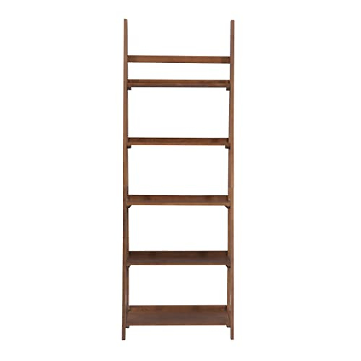 Melissa Mid-Century Bookcase, Walnut by Linon Large