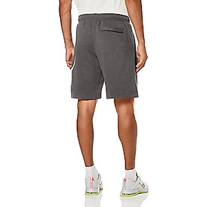 Nike Men's Sportswear Club Short Basketball Graphic, Charcoal Heathr/White/White, XX-Large