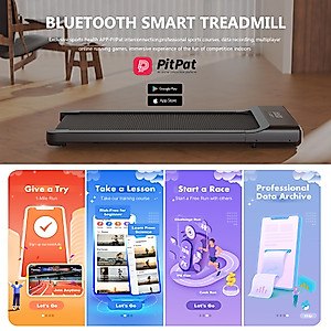 Walking Pad, Walking Treadmill in LED Display, Under Desk Treadmill for Home/Office with Remote Control, Portable Treadmill 2 in 1 for Walking and Jogging