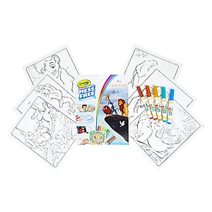 Crayola Lion King Pages & Markers Color Wonder Pad and Markers, Multicolor