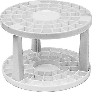 Creativity Street Paint Brush Holder, White/Plastic, 5-3/4" Dia., 1 Piece