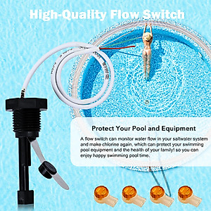 AYUSEB Upgrade Flow Switch for Intellichlor IC40 Replacement Part, Intellichlor IC40 Replace 520736, Flow Switch Assembly for Intellichlor IC20, IC60, IC15 Salt Chlorinator Generator Cell