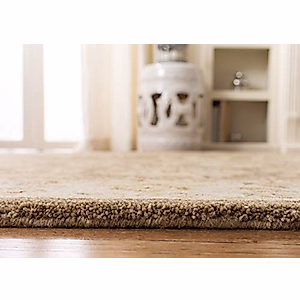 SAFAVIEH Anatolia Collection 8' x 10' Tan / Ivory AN522B Handmade Traditional Oriental Premium Wool Area Rug