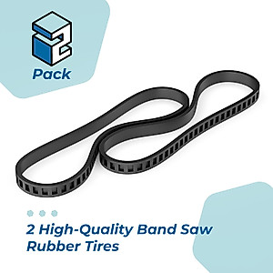 45-69-0010 Blade Pulley Tire Replacement for Milwaukee Band Saws Deep Cut 6230 6232-6 6225 6232 6227-2 Pack