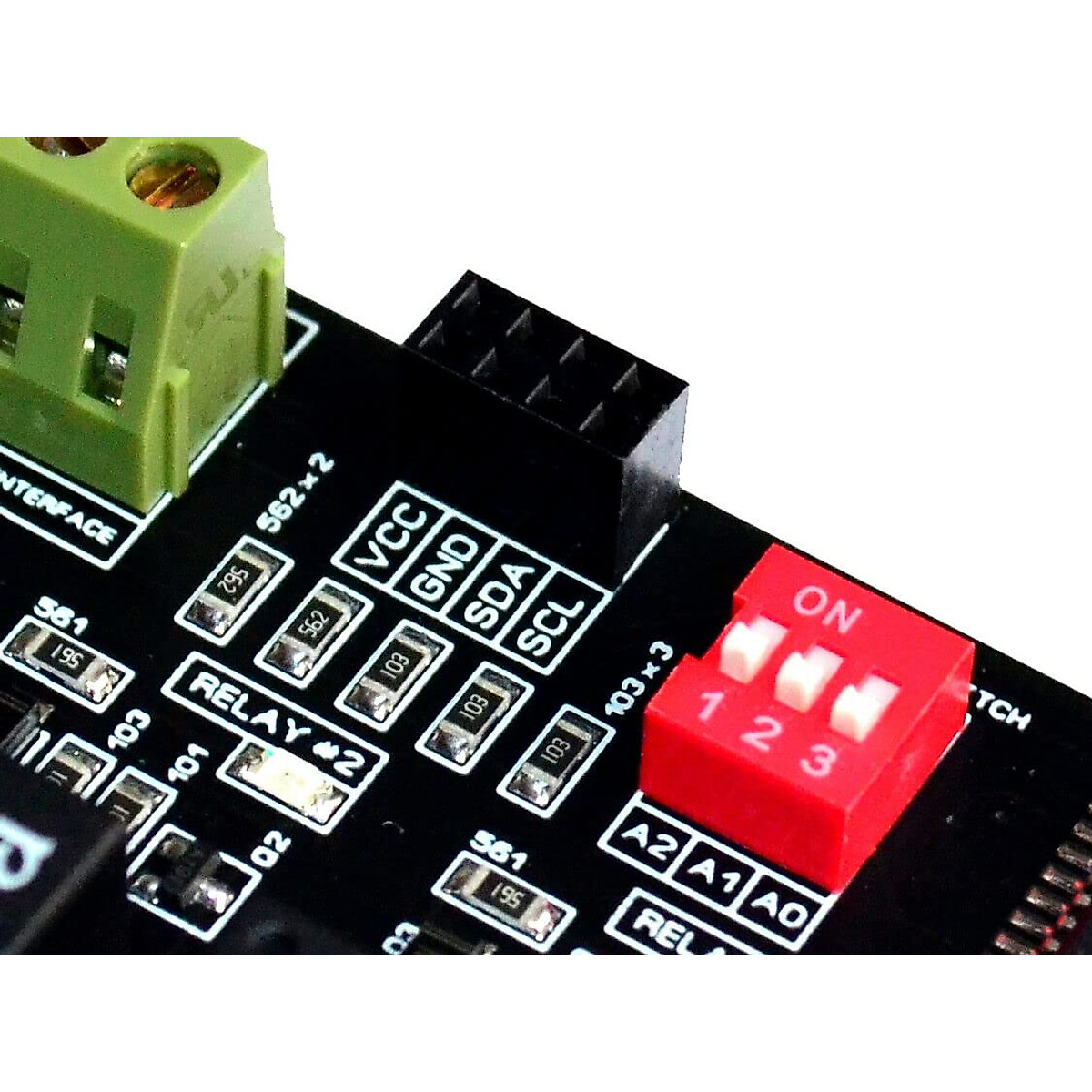 4 Channel I2C Electromagnetic Relay Module Compatible with Arduino, Raspberry and MCU 3.3V 5.0V iot Chip on Boards is Either PCF8574 or PCF8574A