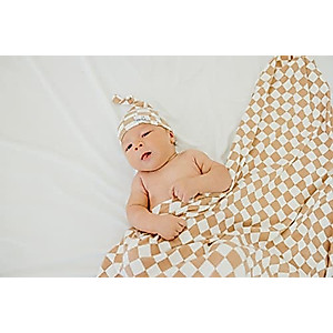 Copper Pearl Large Premium Knit Baby Swaddle Receiving Blanket Rad