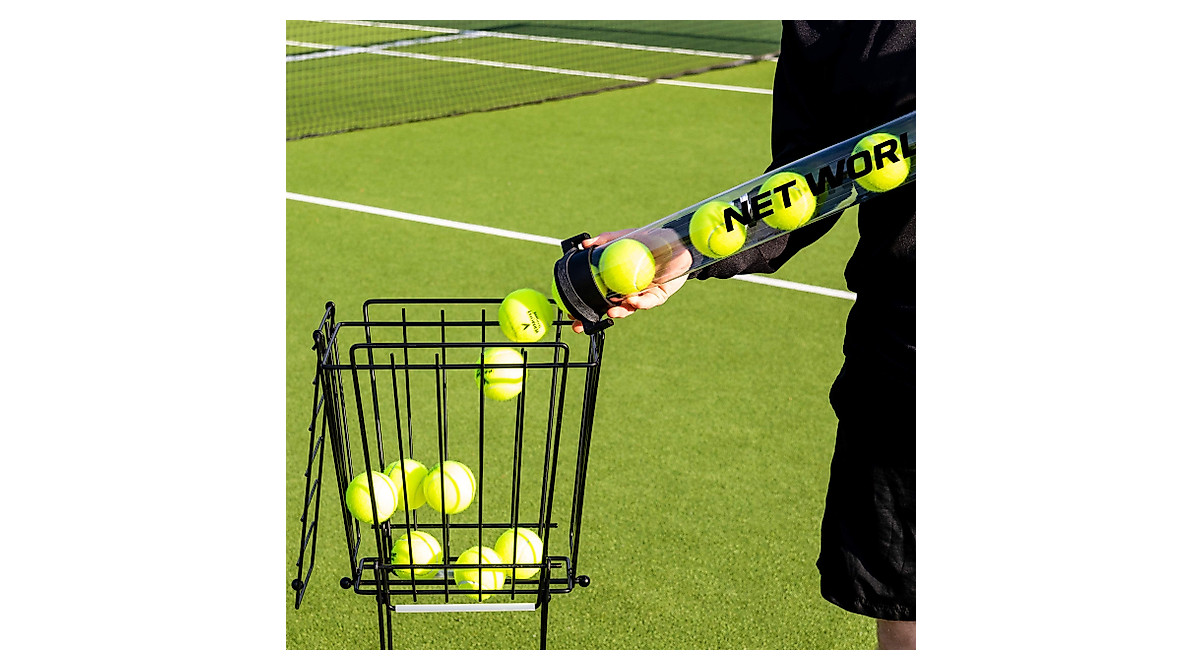 Effortless Tennis Ball Collection Equipment by Vermont