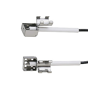 Uniflasy Grill Igniter and Ignition Electrode for Charbroil Advantage 463344015, 463343015, 463240015, 463344116, Performance 463347017, 463673017, 463376018P2, Commercial 463242716, 463242715, 4 Pcs