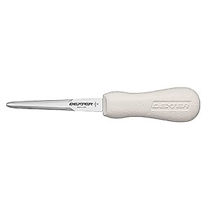 Sani-Safe S120-PCP 4" Boston Pattern Oyster Knife with Polypropylene Handle