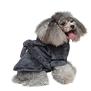 Cute Dog Sweaters for Medium Dogs Male Pet Bath Hotel Dog Nightgown Pajamas Bathrobe Clothes Towel Bathrobe Cat Pet Pet Clothes