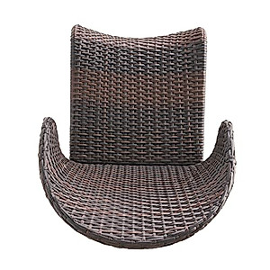 Christopher Knight Home Oyster Bay Wicker Counterstools, 4-Pcs Set, Multibrown