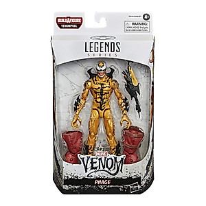 Marvel Hasbro Legends Series Venom 6-inch Collectible Action Figure Toy Phage, Premium Design and 1 Accessory