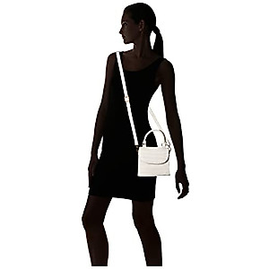 The Drop Women's Diana Top Handle Crossbody Bag, White, One Size