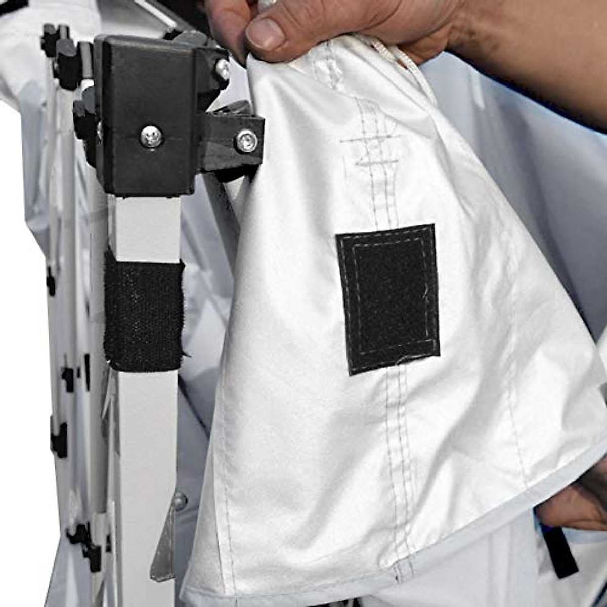 Impact Canopy 040000001 Slant Leg Canopy, 10' x 10', White-No Sidewall