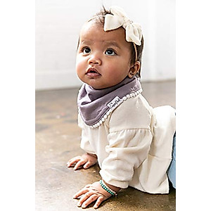 Copper Pearl Baby Bandana Drool Bibs for Drooling and Teething 2-Pack Fashion Bibs Gift Set For Girls “Isabella