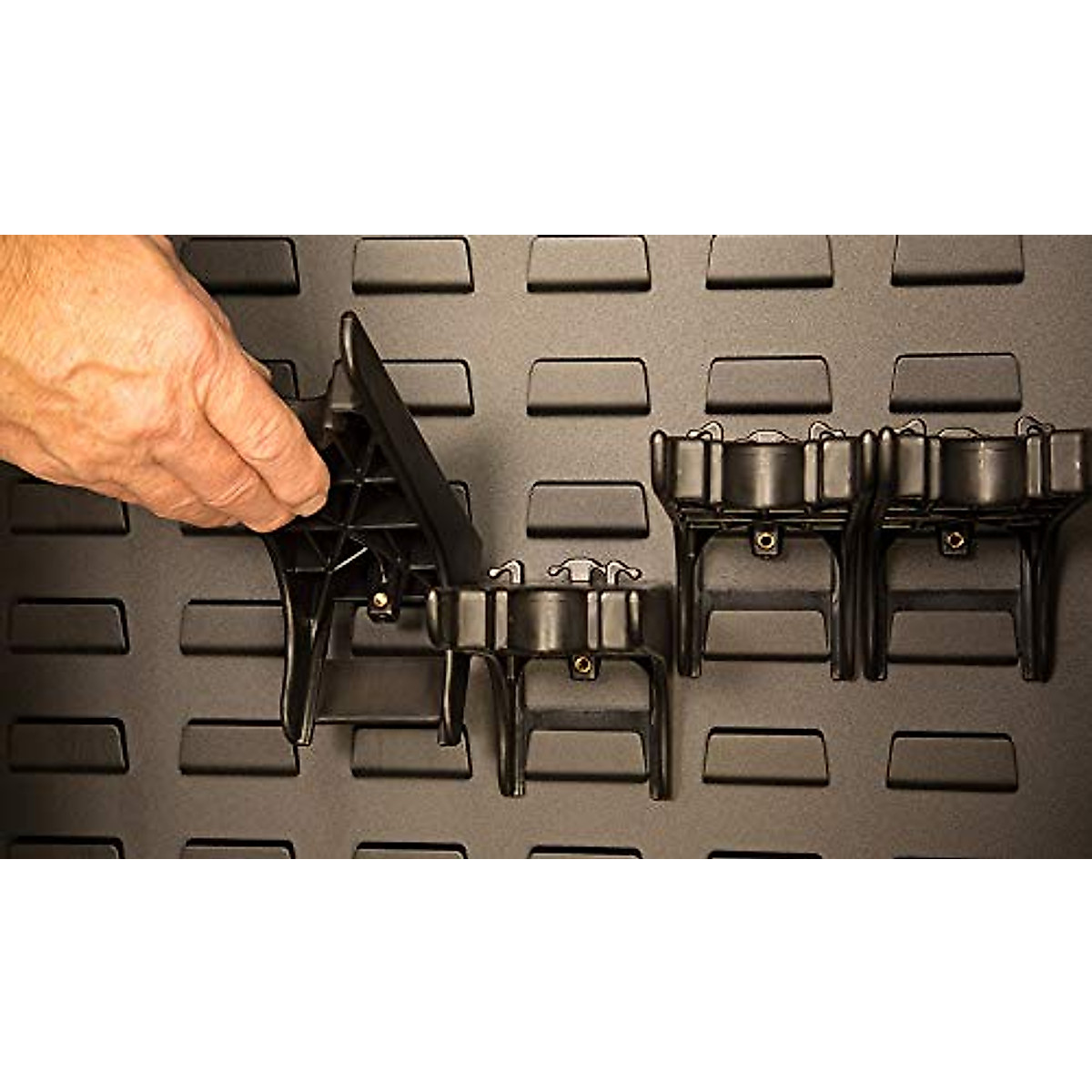 SecureIt Gun Storage Cradle: Gun Safe Display Organizer, Easy to Use Modular System with Barrel Up Security and Quick Protection