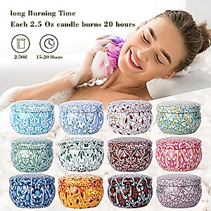 Scented Candles Gifts for Women, Candles for Home Scented, 12 Pack Soy Wax Candles Gifts Sets, Birthday Gifts for Women Mom Best Friends Sister Colleague, Thank You Gifts for Women Christmas Gifts