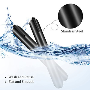 Crumbers for Servers, Table Crumb Sweepers Bread Crumber Cleaner Stainless Steel Table Crumbers for Tablecloth in Restaurants and Homes, Servers, Waiters, Waitresses Tool Accessories(Black, 10)