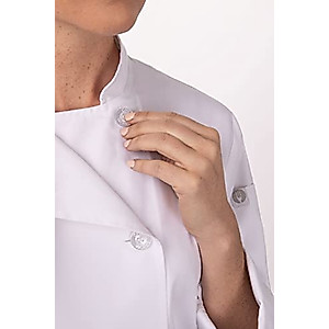 Chef Works Women's Le Mans Chef Coat, White, Medium