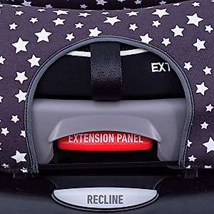 JYOKO Kids Cover Liner for car seat Compatible with Graco Extend2fit, 100% Cotton Made (Winter Sky)