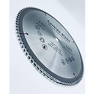 VORTEX DIAMOND VAB 10 Inch 100 Teeth TCT Non-Ferrous Metal Circular Saw Blade with 5/8" Arbor (10 Inch 100 Teeth)