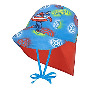 Marvel Spiderman Beach Hat for Boys, Legends Swim Hat for Kids, Toddler Spiderman no Way Home Hat, Kids Sun Hat Blue