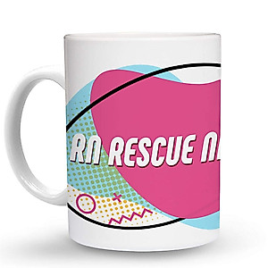 Makoroni - RN RESCUE NINJA - 11 Oz. Ceramic COFFEE MUG Coffee Cup, e70