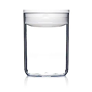 Click Clack Pantry Canister, 1-Quart, White Lid