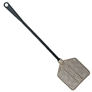 OFXDD Rubber Fly Swatter, Long Fly Swatter Pack Pest Control, Fly Swatter Heavy Duty, Assorted Colors Standard (4 Pack)