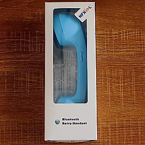 ENJOY-UNIQUE Wireless Bluetooth Mic Headphones Comfort Retro Phone Handset Mic Speaker Phone Call Receiver Compatible with iPhone iOS Android iOS Cell Phone Telephone