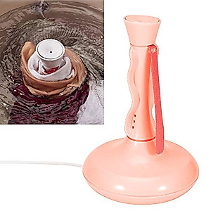 Electric Washing Machine, 360 Degree Mini Portable Laundry Washer, Multi-Function Desktop Washing Machine USB Powered Underwear Socks Washer for Home/Camping/Dorms/College Rooms(Red)