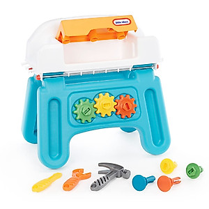 Little Tikes Play@Home First Tool Bench Pretend Workbench for Kids, White