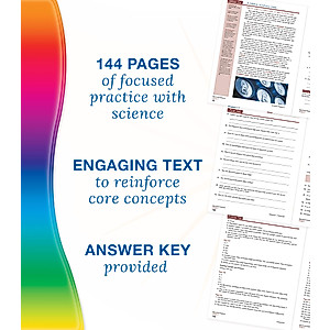 Spectrum 4th Grade Science Workbooks, Ages 9 to 10, 4th Grade Science, Physical, Space, Earth, and Life Science, the History and Nature of Science With Research Activities - 144 Pages