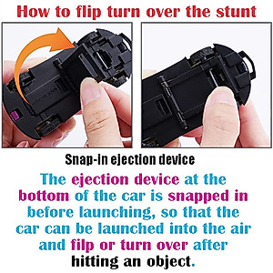 Ai-Fun 8PCS Stunt Toy Cars, Flips Pull Back Car Die Cast Car Toys for 3-6 Year Old Boys Jumping Flip Stunt Toy Cars Mini Model Cars for Kids Boys