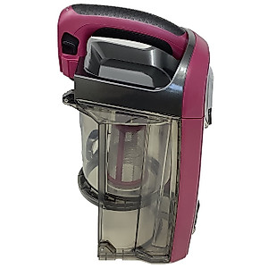 Shark ' Ninja Dust Cup Dirt Bin for APEX AX912 QU922Q QU922QBL QU922QPK QU922QRD QU922QRG DuoClean Self-Cleaning Upright Vacuum, Pink, Clear and Black