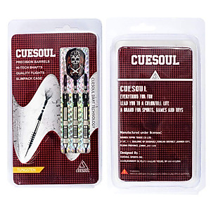 CUESOUL Tungsten Steel Tip Darts 90% Tungsten - Precise Barrels 24 Grams