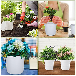 AKOLAFE 8 Pack Paint Buckets for Painting 2 Quart Paint Cans with Lids & Handles Empty Paint Cans 1/2 Gallon Paint Can Paint Pail Plastic Paint Containers for Leftover Paint Pigment Varnish Storage