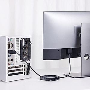 Amazon Basics HDMI (Source) to VGA (Display) Cable (NOT Bidirectional), Gold-Plated, 6 Feet, Black