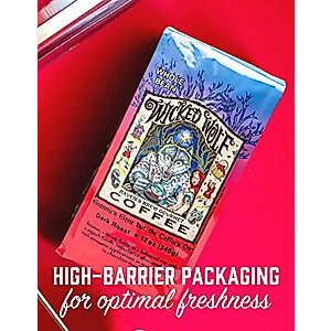 Raven's Brew Coffee Full Bodied Coffee Dark Roast Whole Bean - Wicked Wolf 12oz