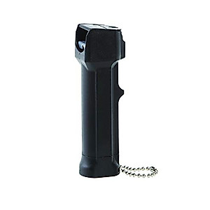 Mace Triple Action 12' Police Strength Pepper Spray with Tear Gas and UV Dye - Flip Top Safety, Great for Self Defense